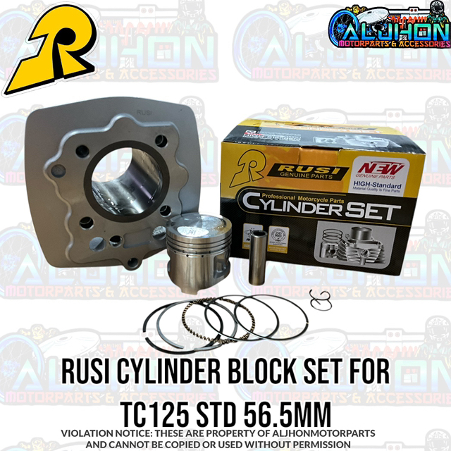 RUSI CYLINDER BLOCK SET FIT FOR TMX125/TC125/CG125 CYLINDER BLOCK 56 ...