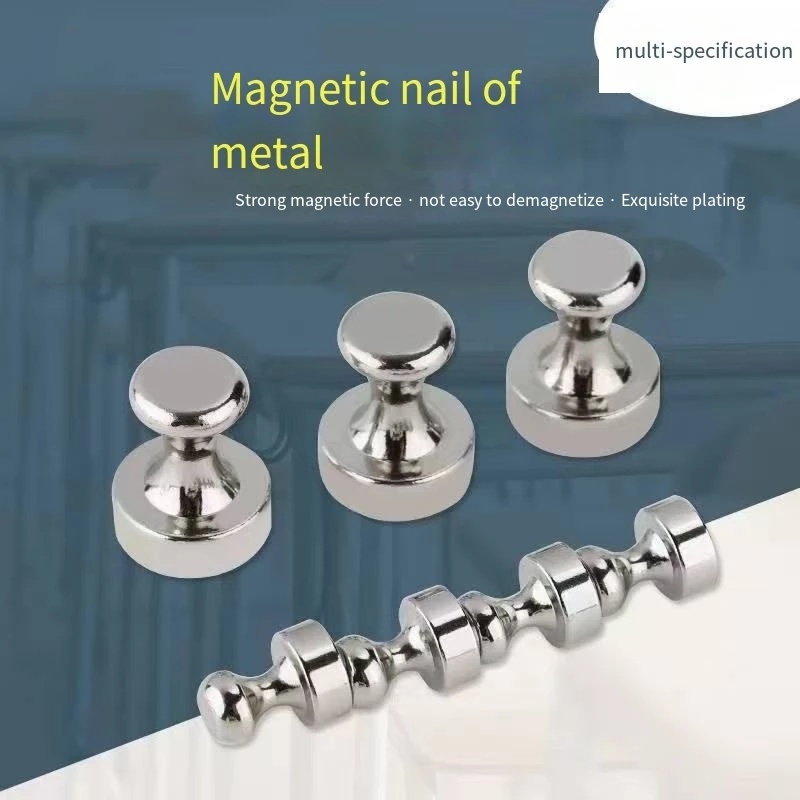 Magnets Push Pins Metal Magnetic Push Pins Magnets Hooks Hanger for ...