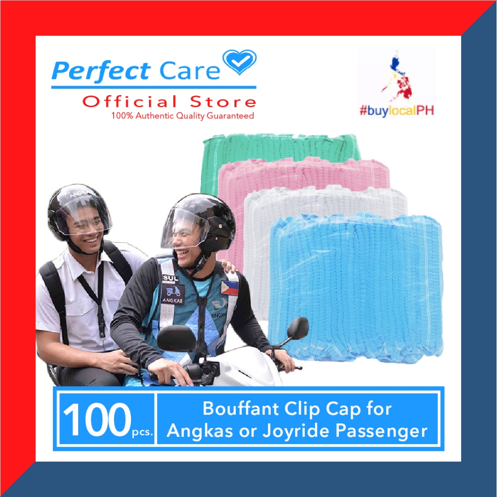Perfect Care 21" Hair Net Angkas & Joyride Passenger / Bouffant Clip ...