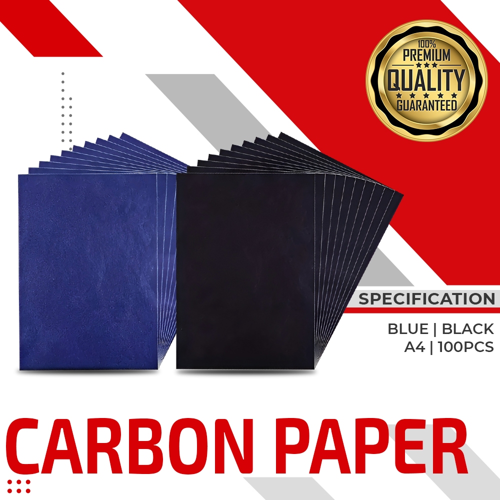 Carbon Paper A4 Size (Blue & Black) | Shopee Philippines