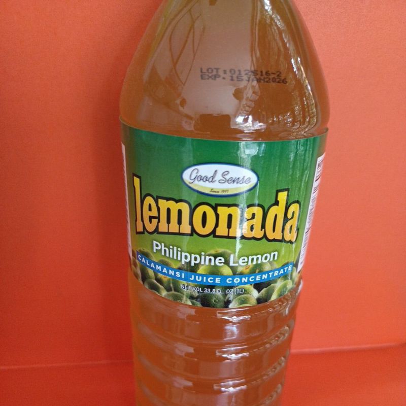 GOOD SENSE LEMONADA 1L PHILIPPINE LEMON CALAMANSI JUICE1L | Shopee ...