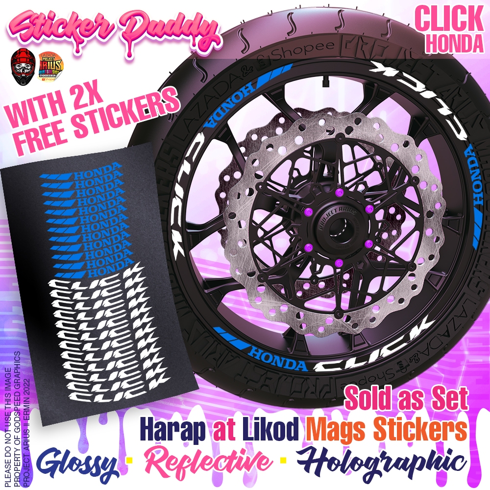 Click 125, 150 ,160 v2, v3 Mags Sticker | Shopee Philippines