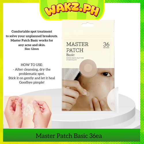 Wakz.ph master basic 36ea acne care pimple patch fast healing hydrocolloid korean clear skin ...