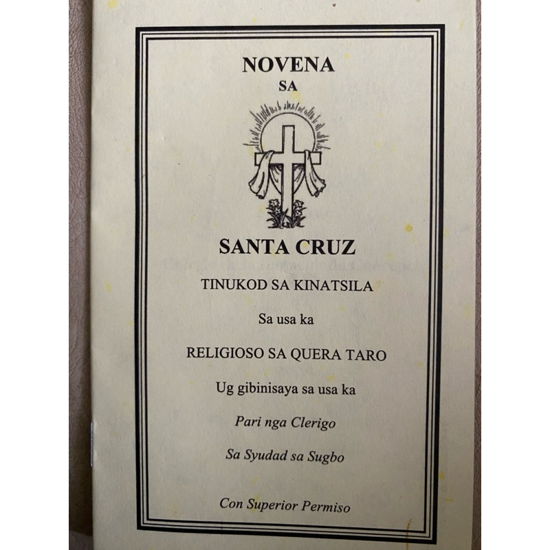 Novena sa Santa Cruz Bisaya | Shopee Philippines