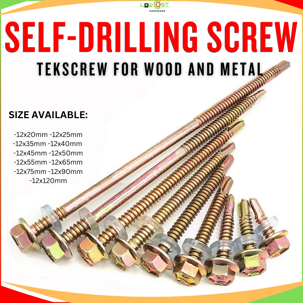 Tex Screw Hexagon Drill Tail Screw Self-tapping Screw Dovetail Wire Tex ...