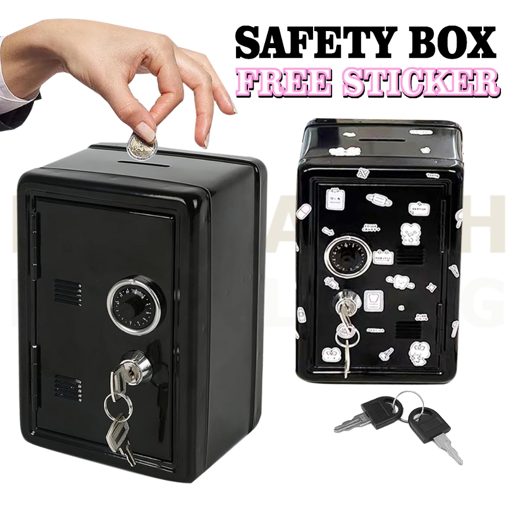 Safe Electronic Digital Metal Money Bank Deposit Safety Vault Cash ...