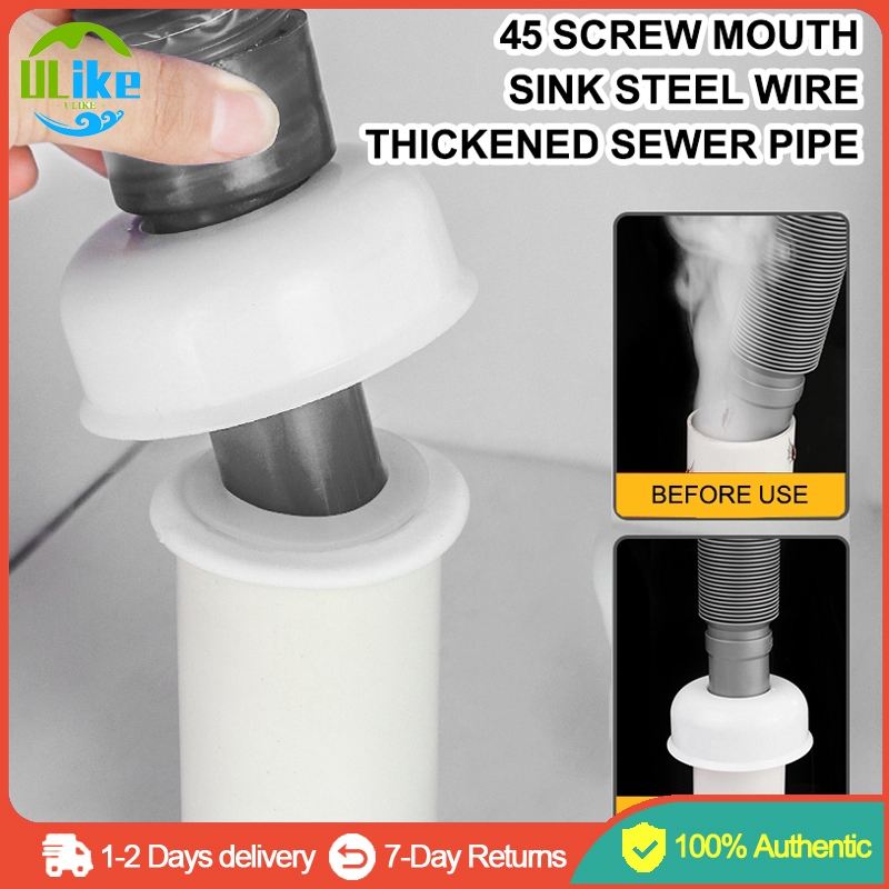 Double Sink Hose Kitchen Sink Hose, Flexible Drain Pipe Hose, Drain ...