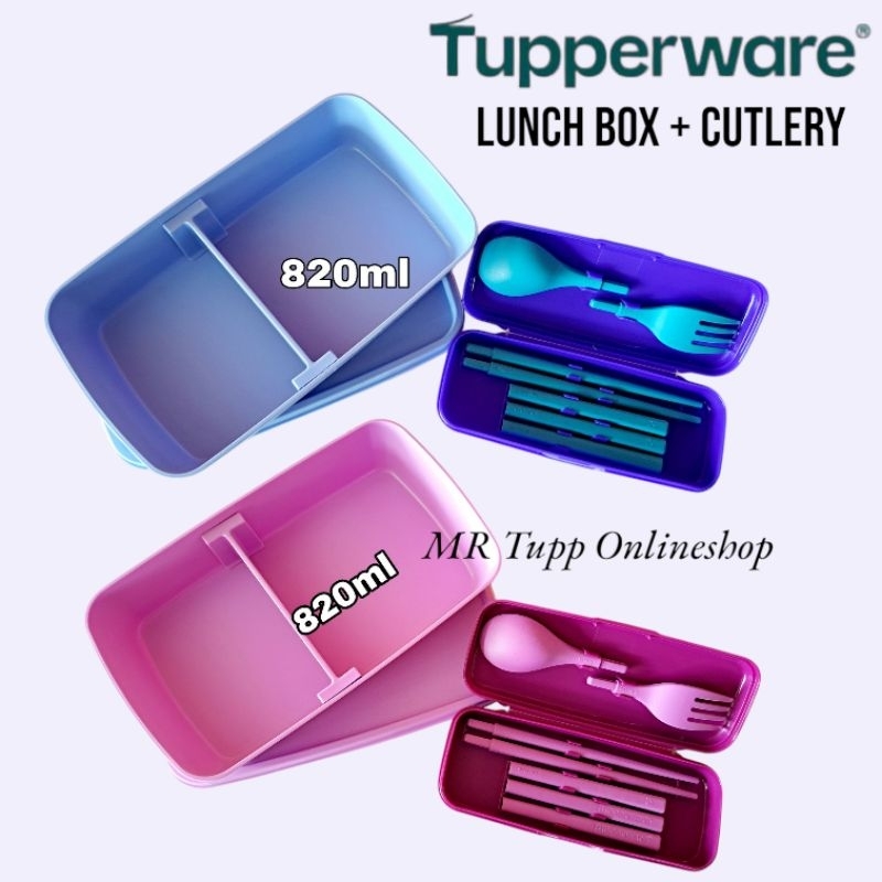 Tupperware Lunch Box and Cutlery | Shopee Philippines