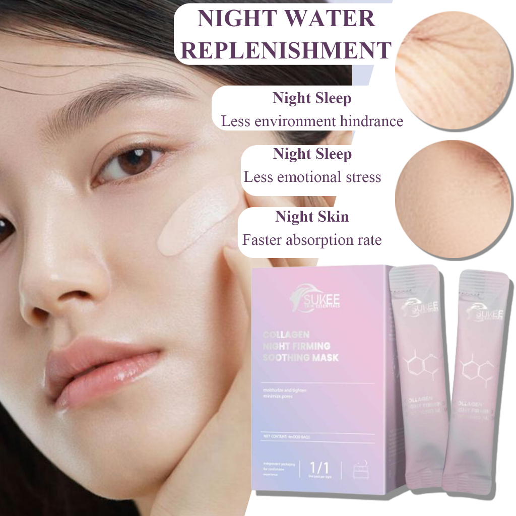 Sukee Collagen Mask Serum for Face Day and Night Daily Used ...