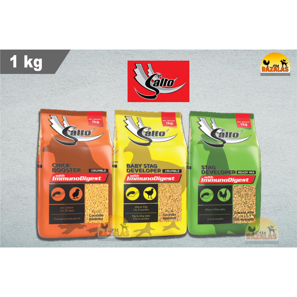 SALTO GAMEFOWL CONDITIONER KILO PACK CHICK BOOSTER BABY STAG DEVELOPER ...