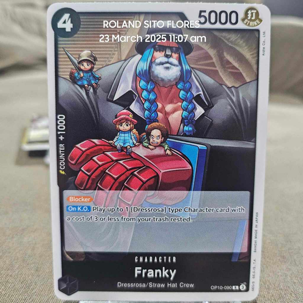 One Piece TCG [English] OP10-090 R Franky | Shopee Philippines
