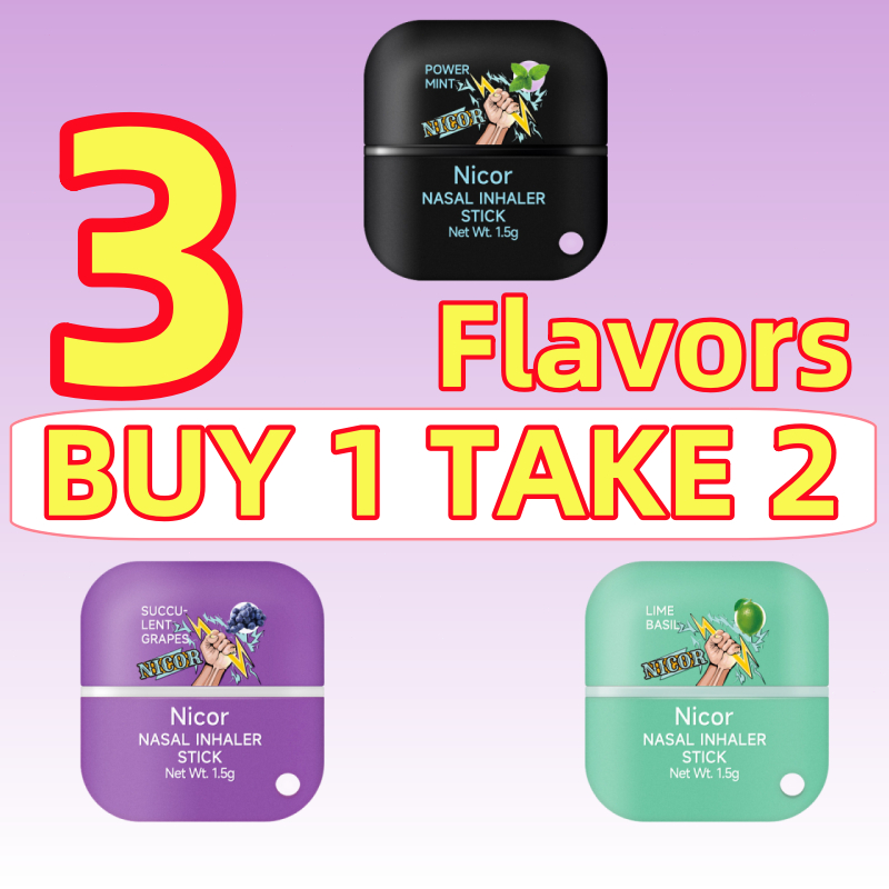 Buy 1 Take 2 NICOR With Lace Cleansing Nasal Refreshing Stick Nose ...