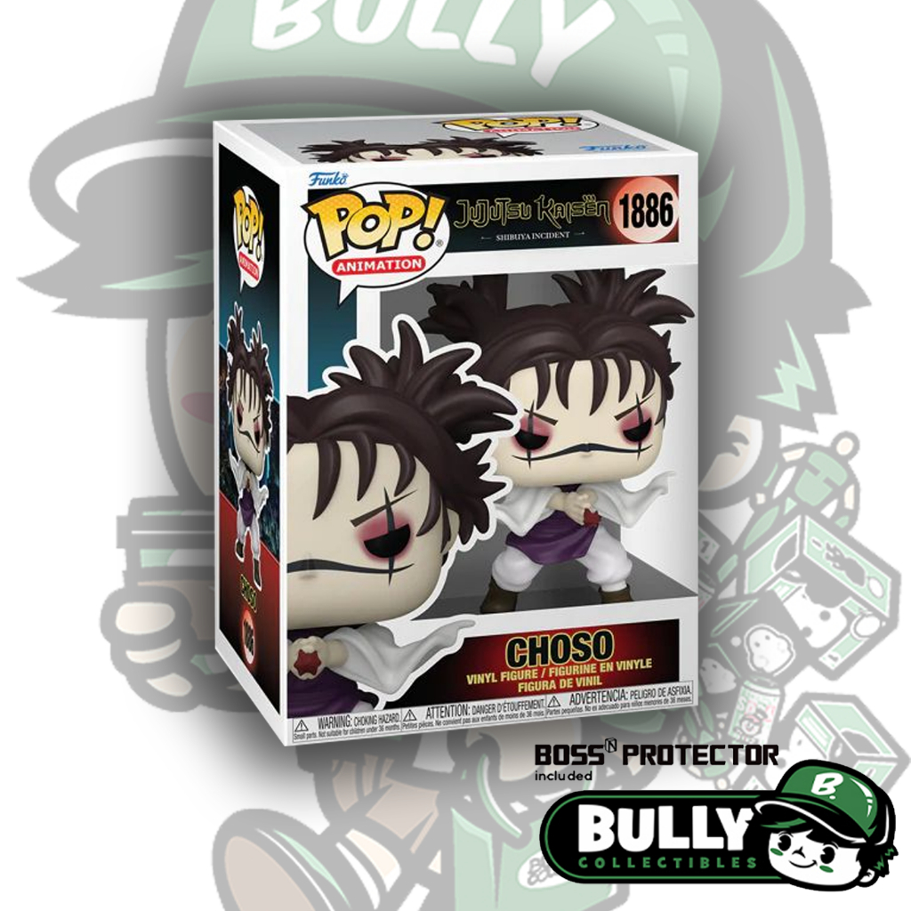 Funko POP! Animation: Jujutsu Kaisen - Choso 1886 With Boss Protector ...