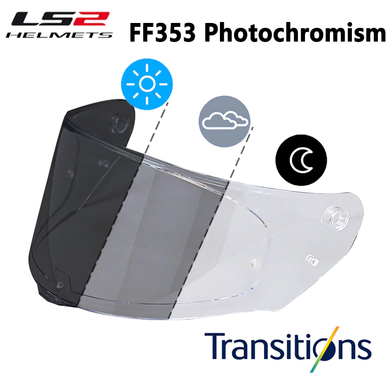 LS2 FF353 FF328 FF320 FF800 Photochromic Visor LS2 Rapid / Rapid2 ...