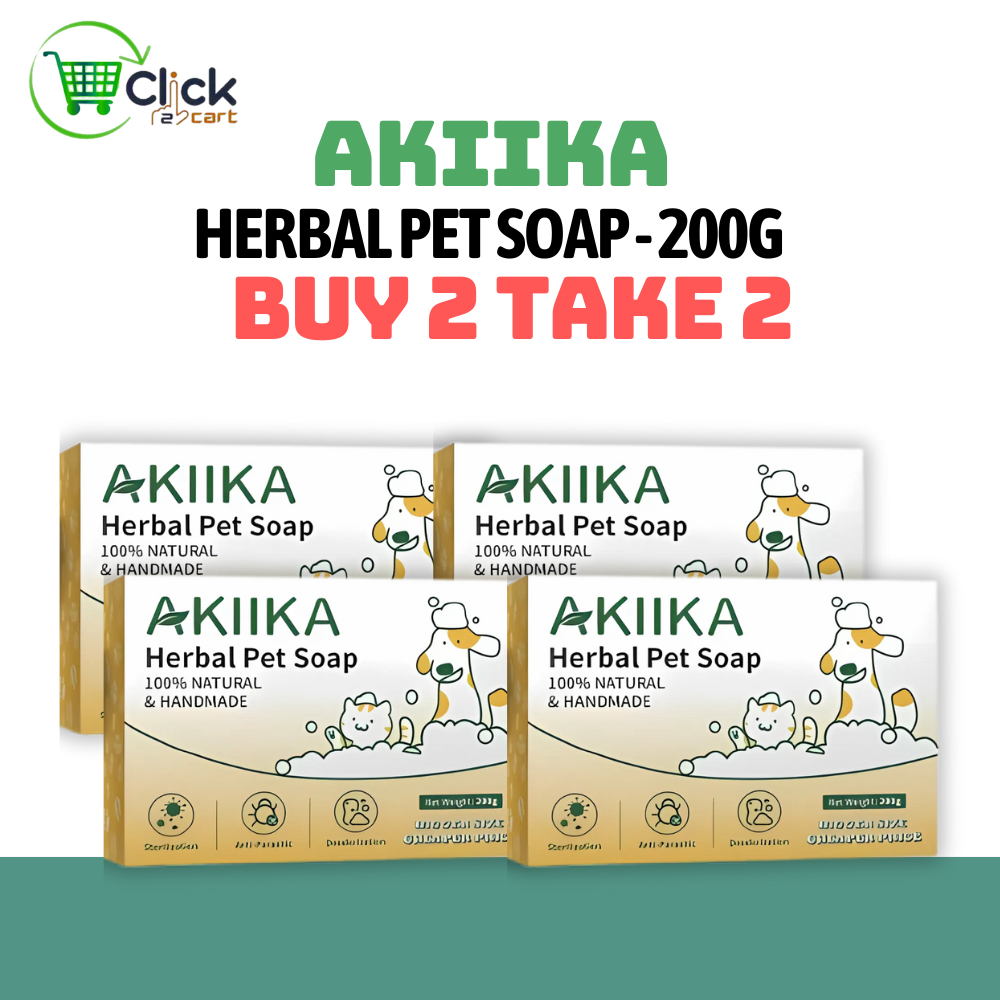 Akiika Herbal Pet Soap 200g for Dogs and Cats 100% Natural Handmade ...
