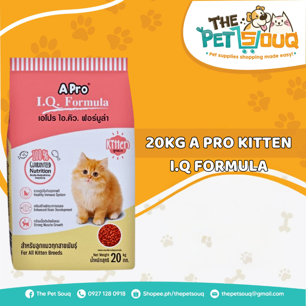 20KG A PRO KITTEN I.Q FORMULA | Shopee Philippines