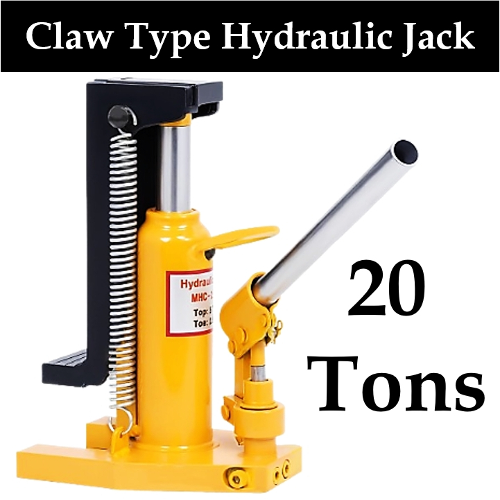 RTK 20 Tons Claw Type Hydraulic Jack Top Load 20 Tons Claw Load 10 Tons ...