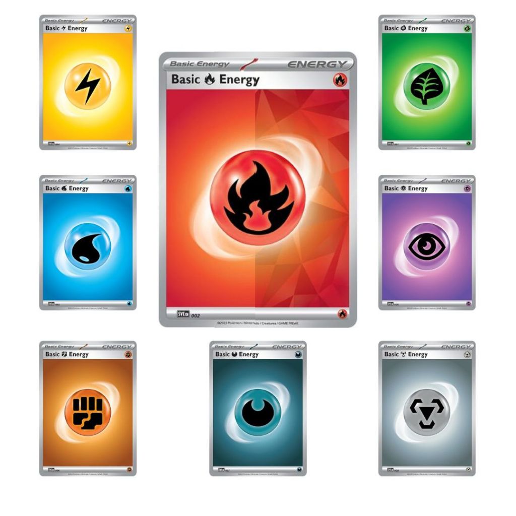 Pokemon TCG normal basic energy cards random SV variation, pokemon ...