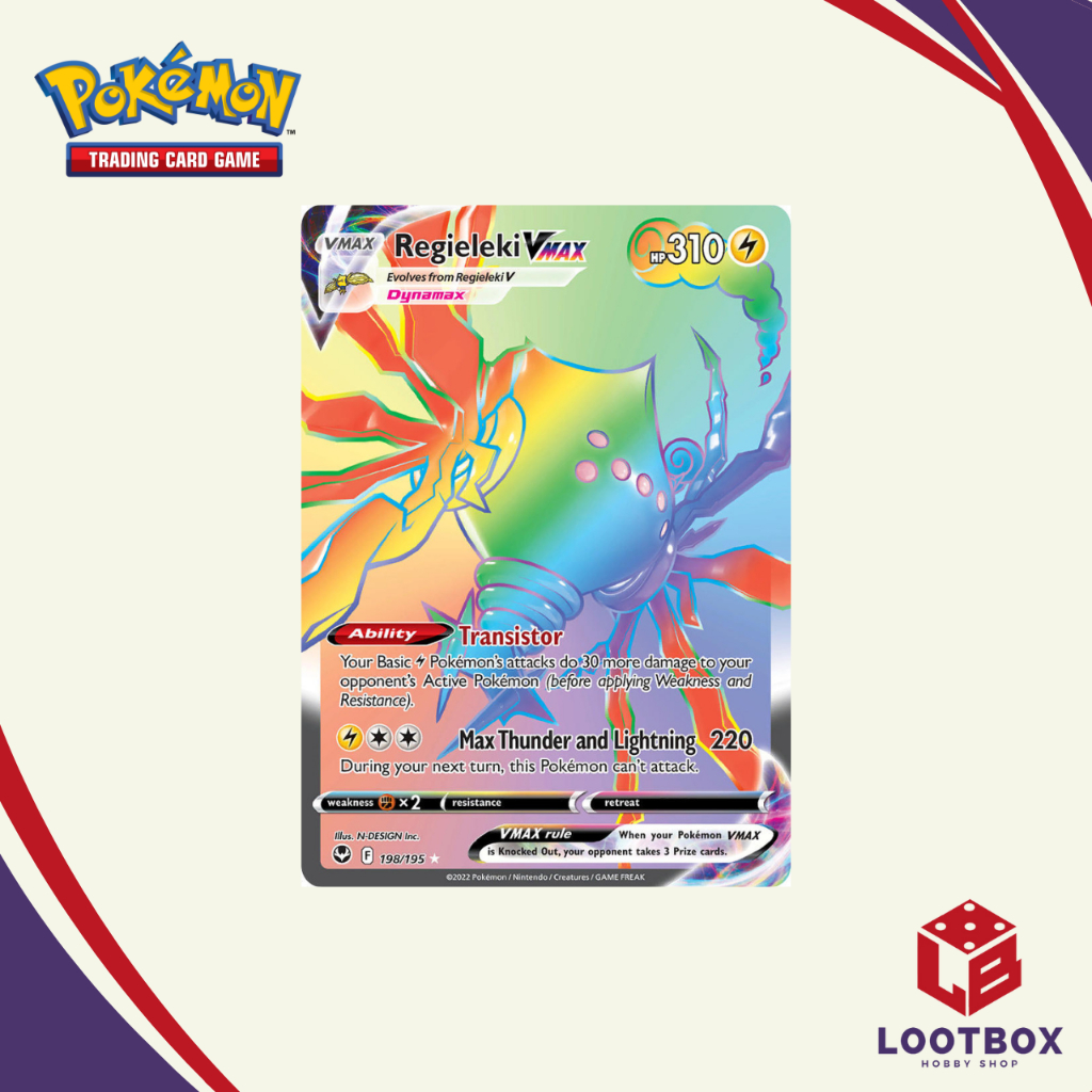 Pokemon Card Game: Regieleki VMAX (Secret Rare) - Silver Tempest | Shopee Philippines