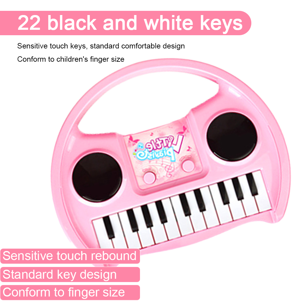 TinyTots Electric Keyboard Piano Portable Mini Digital Piano With ...