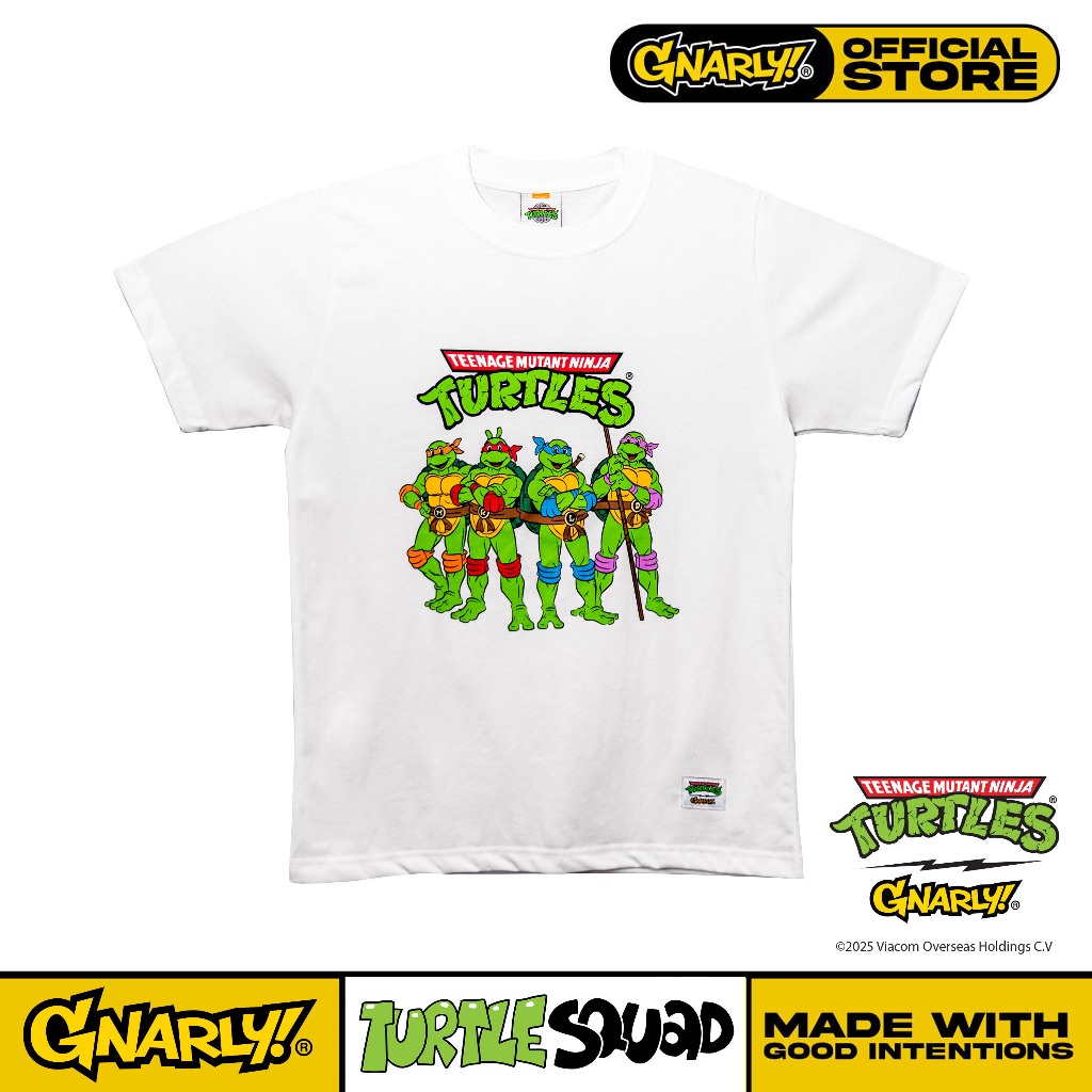 TMNT + Gnarly! Turtle Squad T-Shirt | Shopee Philippines
