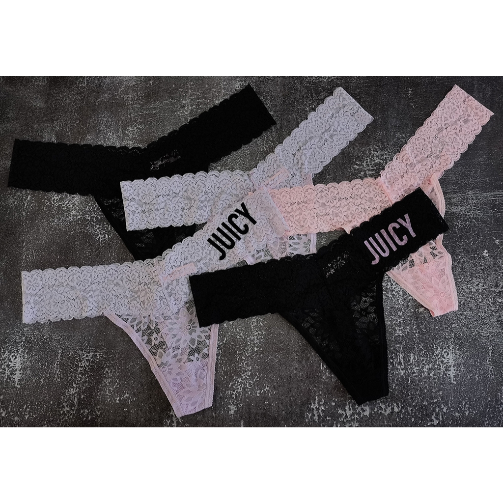 JC Lace Thongs No Lines Panties 1XL PLUS SIZE sexy panty | Shopee ...