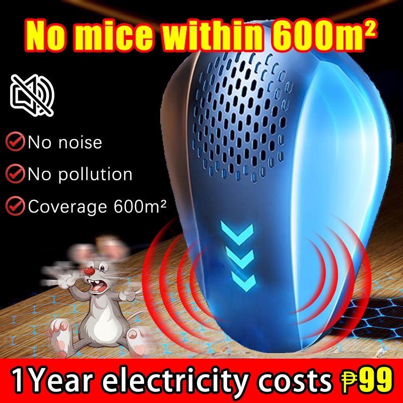 1Year electricity costs ₱99 rat repellent ultrasonic for home mouse ...
