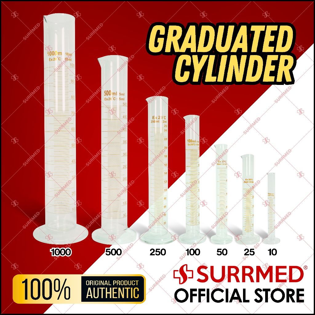 SURRMED Graduated Cylinders | Accurate & Reliable Liquid Measurement ...
