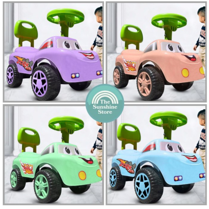 8 Colors Kiddie Toon Mega Ride: Fun Baby Car with Music for Toddlers (1 ...