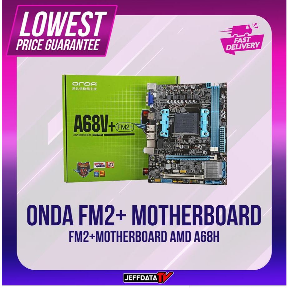 MOTHERBOARD ONDA FM2+ MOBO DDR3 FOR DESKTOP | Shopee Philippines