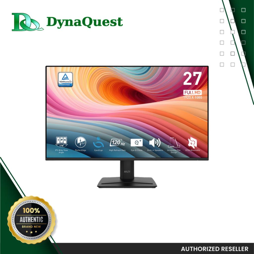 MSI Pro MP275 E2 27" Black IPS 120Hz FHD (1920x1080) Business ...