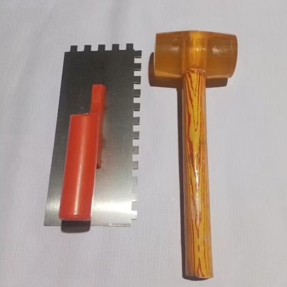 RUBBER MALLET AND RODELA BAKAL NA MAY NGIPIN FOR TILES PERFECT ...