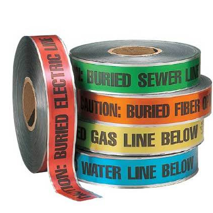 OW Aluminum Foil Detectable Warning Tape VS. Tracer Wire Detectable ...