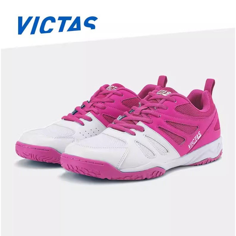 Victas Leap VP VC622 White Pink Gumsole Table Tennis Shoes Original VC ...