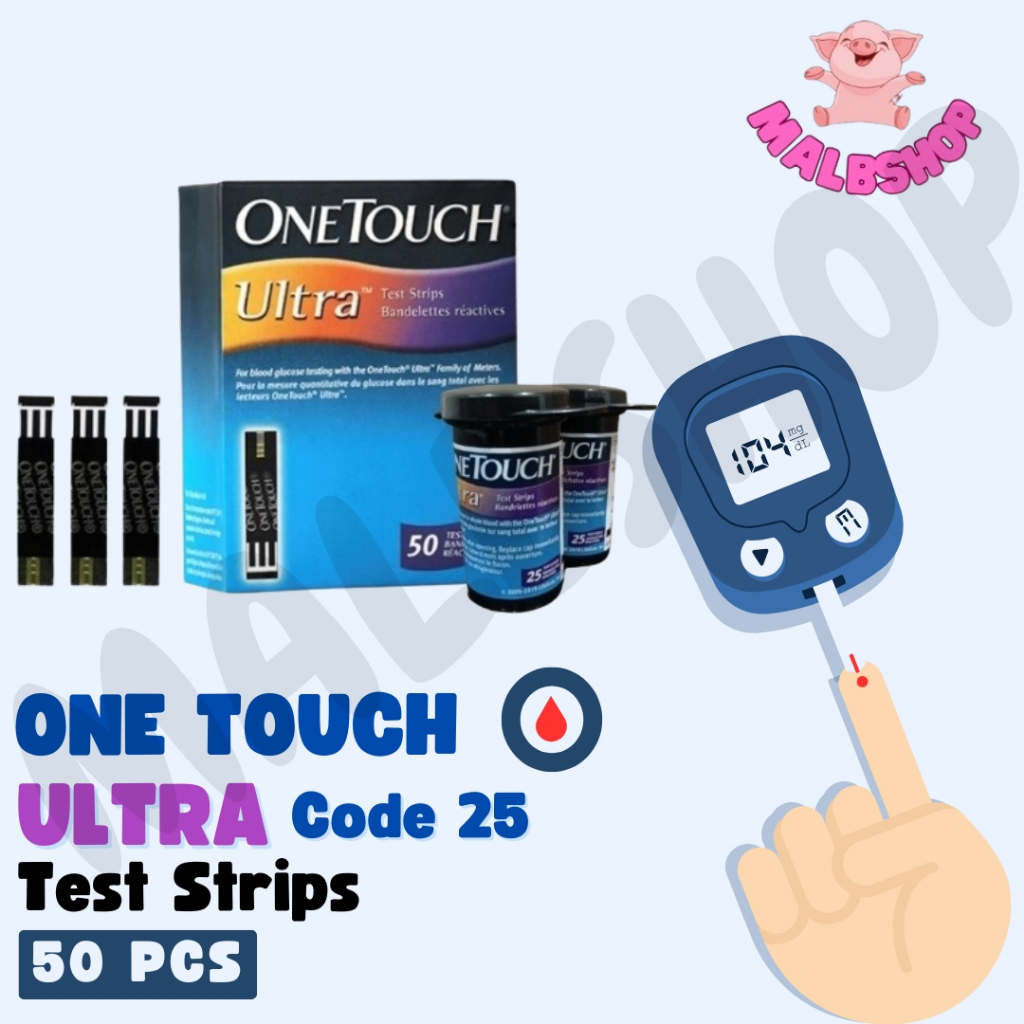 One Touch Ultra Strips | Blood Glucose Test strips One Touch Ultra ...