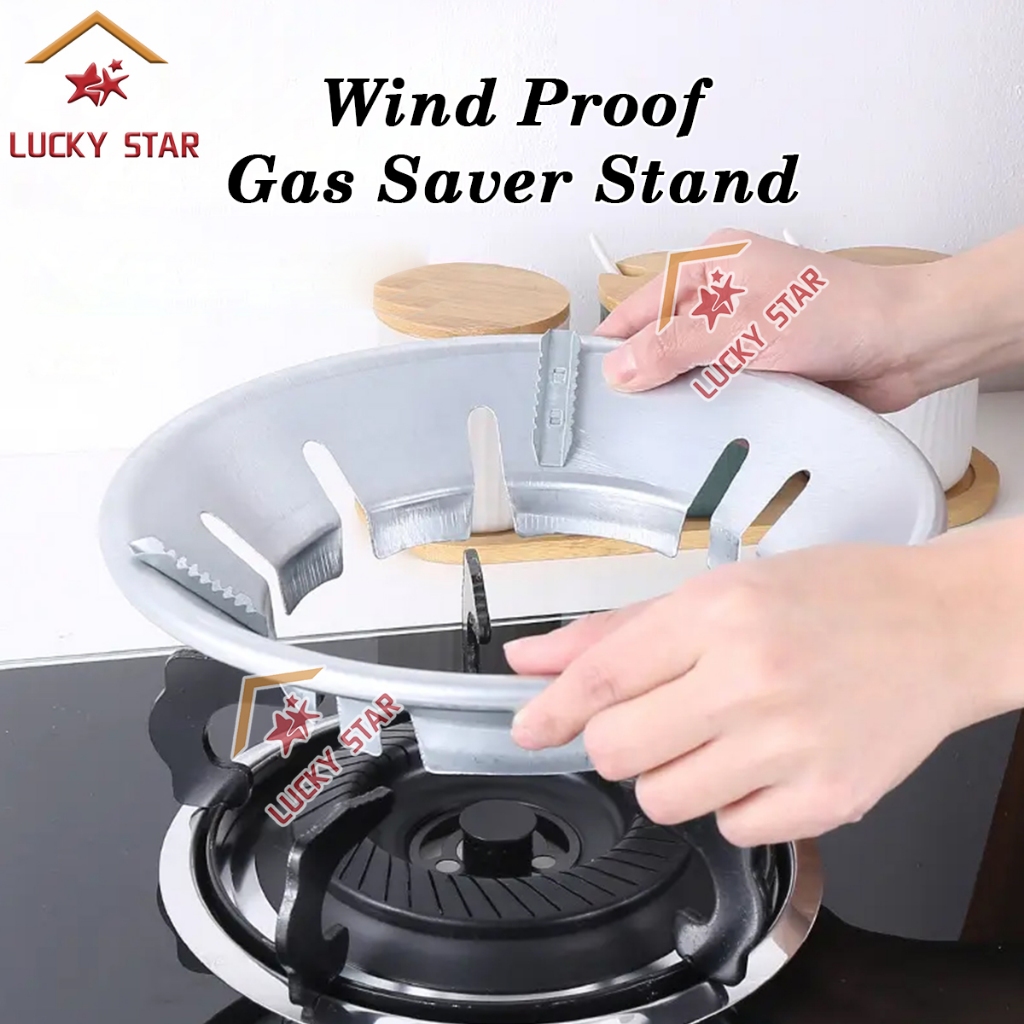 Universal Round 8 Claws Energy Saving Gas Stove Cover Windproof Disk ...