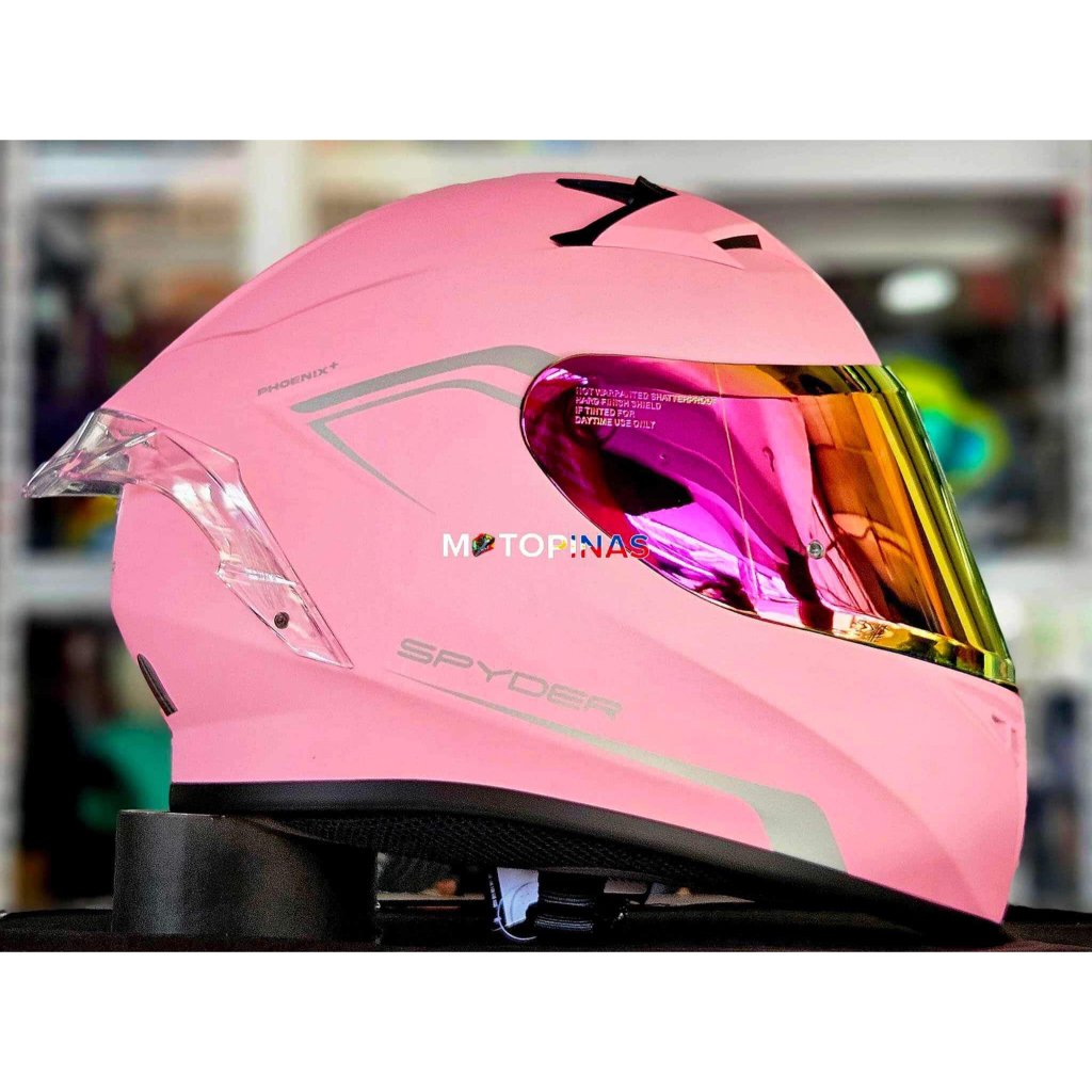 SPYDER Phoenix Fullface Single Visor Helmet | Shopee Philippines