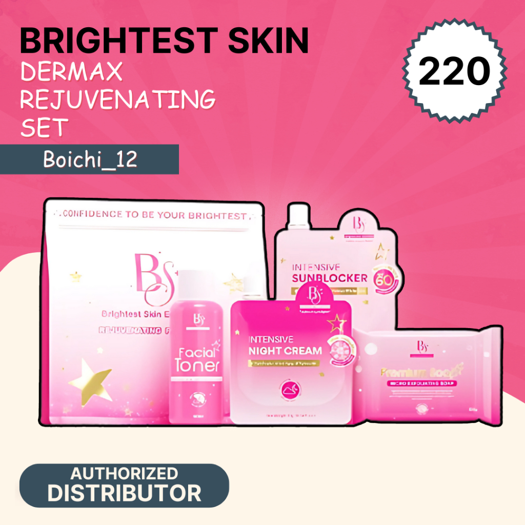 BRIGHTEST SKIN DERMAX REJUVENATING SET | Shopee Philippines