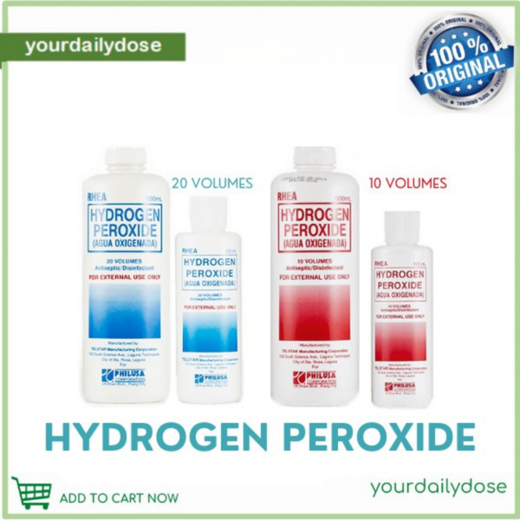 Rhea Hydrogen Peroxide 10 Volume/20Volume Antiseptic Disinfectant ...