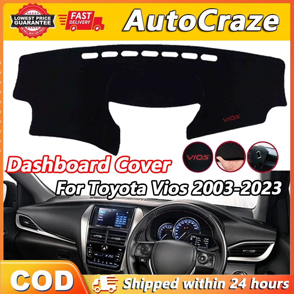 Dashboard Cover for Toyota Vios 2003 to 2023 Dash board High Quality ...