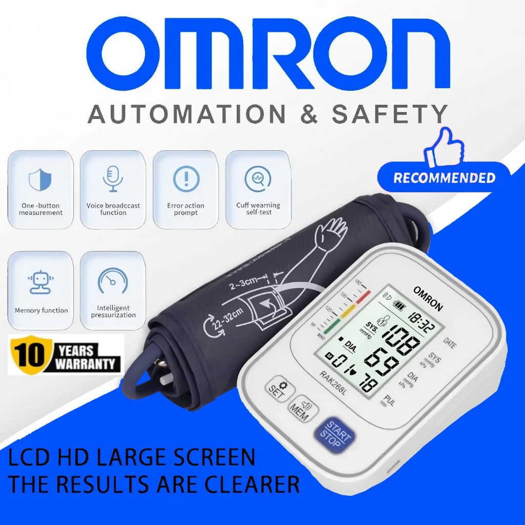Omron Original Electronic Blood Pressure Monitor Arm Type Arm Style ...