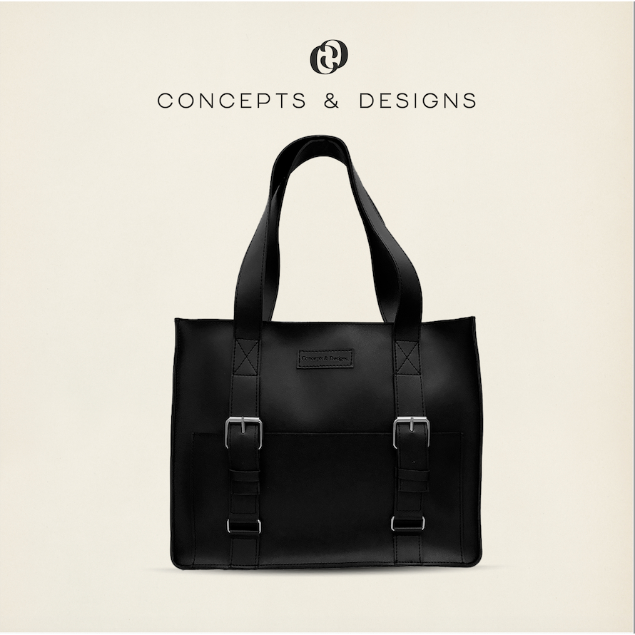Concepts & Designs. Brussels Expandable Office leather tote Bag ...