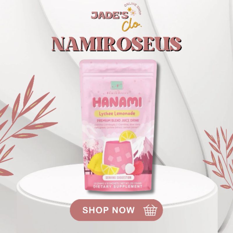 NAMIROSEUS HANAMI LYCHEE LEMONADE PREMIUM BLEND JUICE DRINK | Shopee Philippines