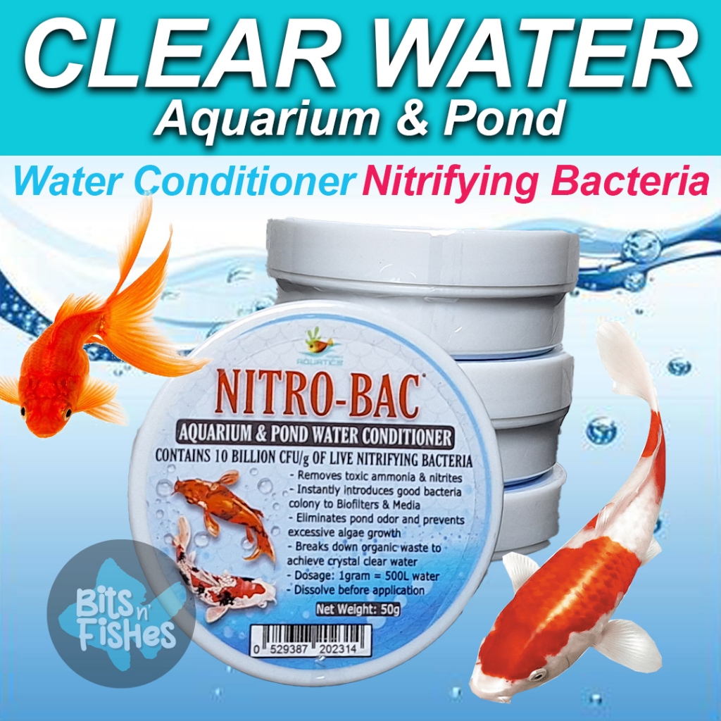 Nitro-Bac Nitrifying Bacteria | Aquarium Water Clarifier, Conditioner ...