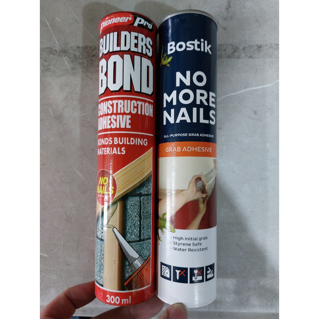 Bostik No More Nail or Pioneer Builders Bond - CONSTRUCTION ADHESIVE ...