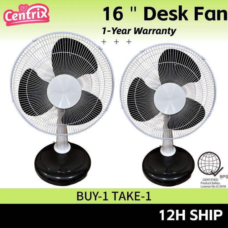 Centrix Desk Fan 16-Inches Industrial High Quality Electric Fan 3-Year ...