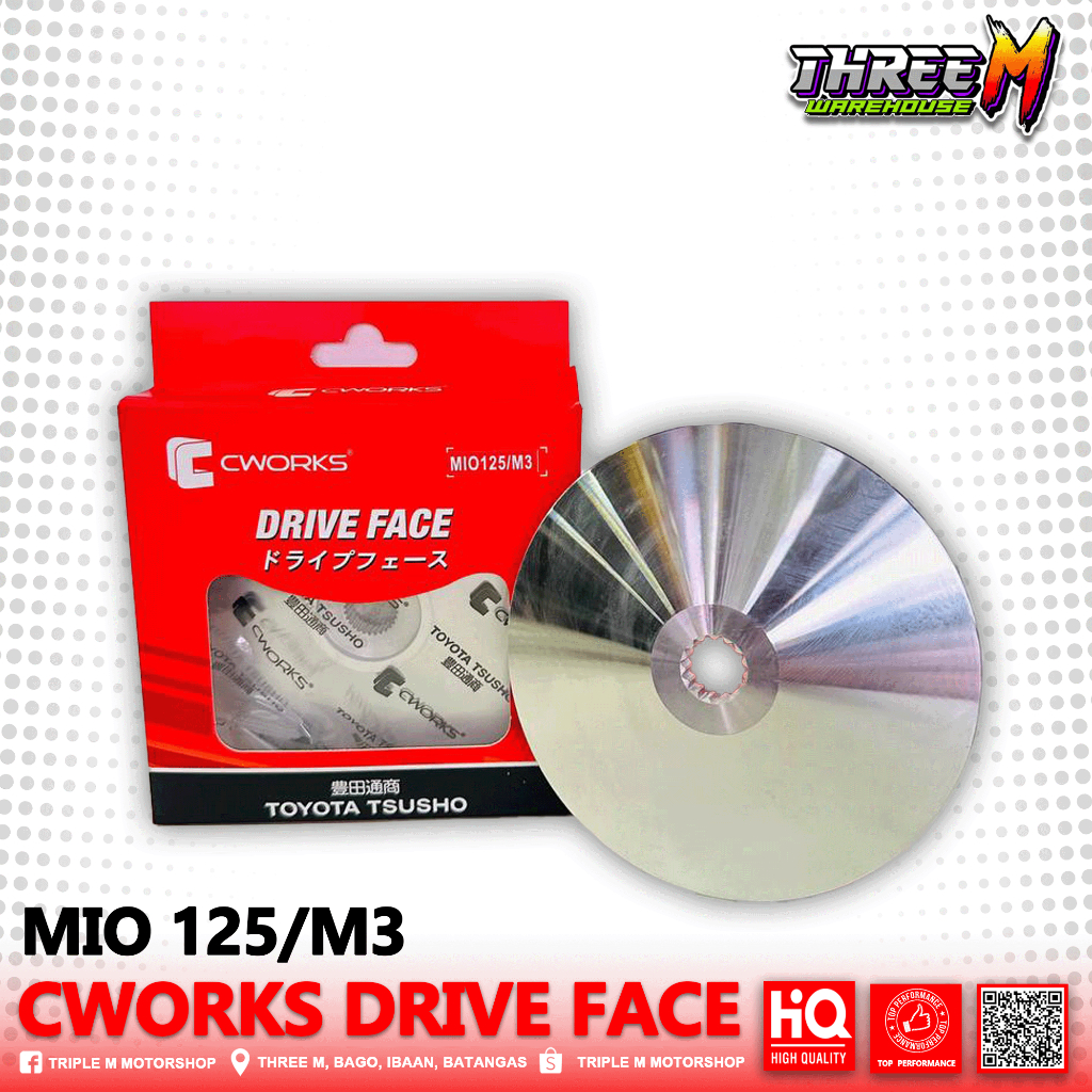 CWORKS PULLEY DRIVE FACE FOR NMAX/AEROX/CLICK 125/150/MIO 125/M3/BEAT ...