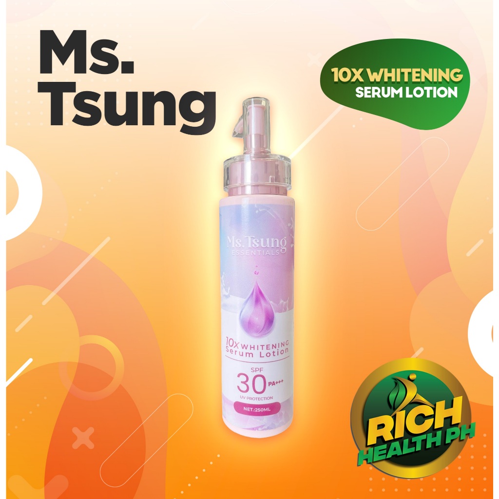 MS. TSUNG 10x WHITENING SERUM LOTION 250mL | Shopee Philippines