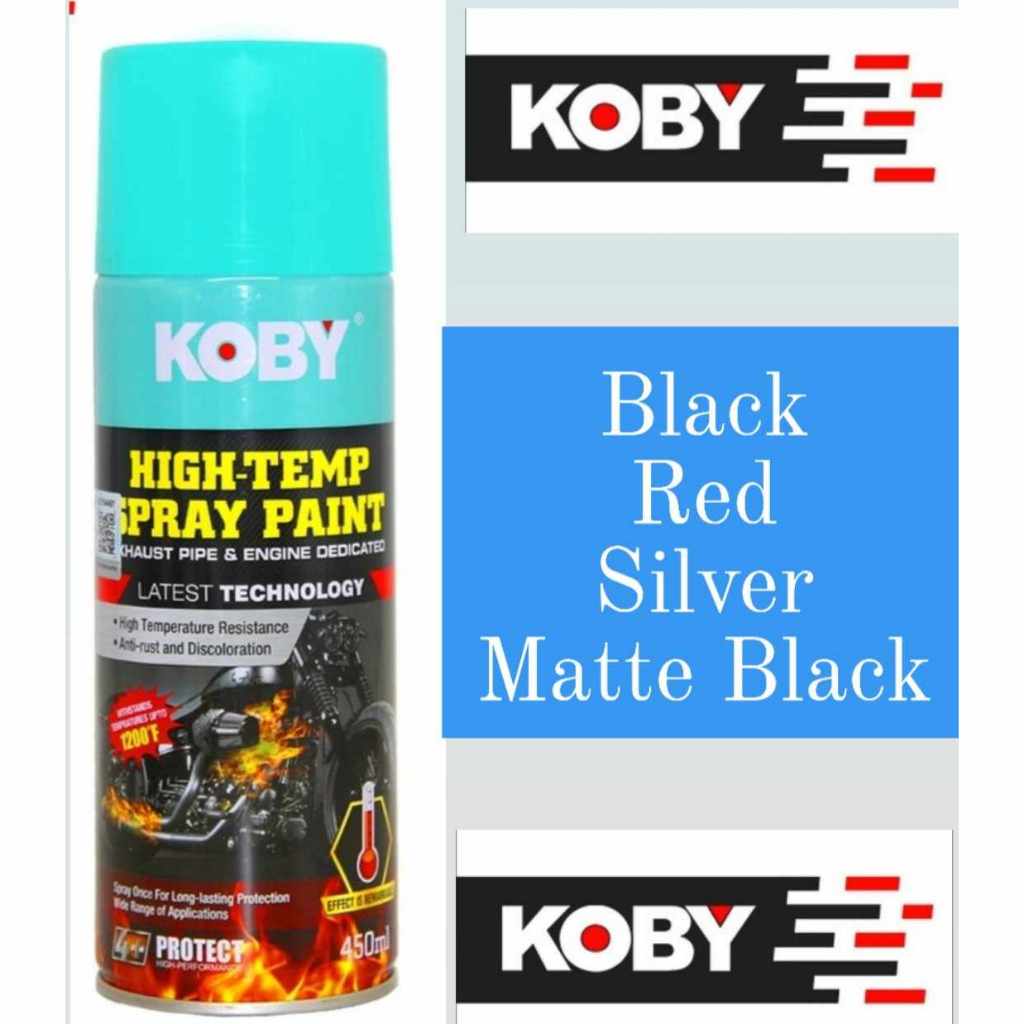 Motorcycle Koby (Hi-Temp) Spray Paint Engine Coating Spray 450ml ...