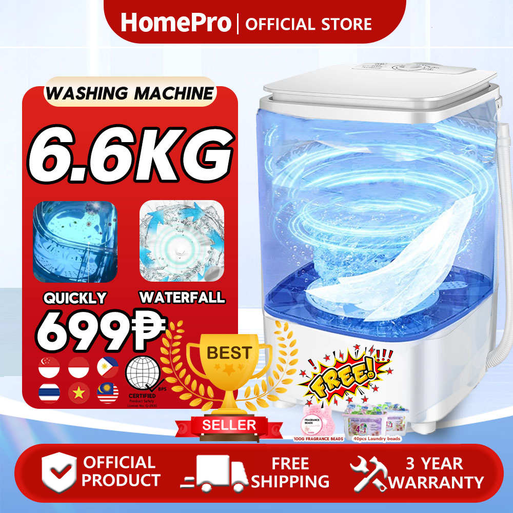 HomePro Washing Machine Mini Portable Washing Machine Washing And ...